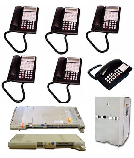 3 Line Phone System w/ Caller ID, Voicemail & 6 Phones