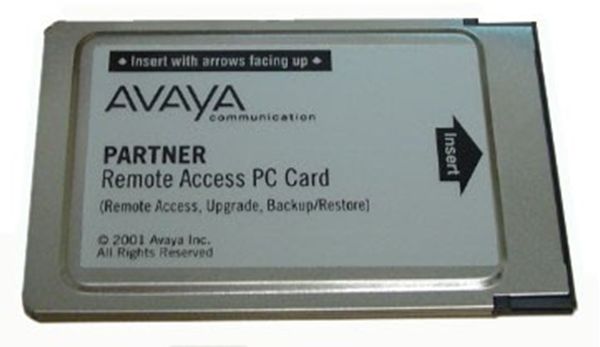 Avaya Remote Access PC Card
