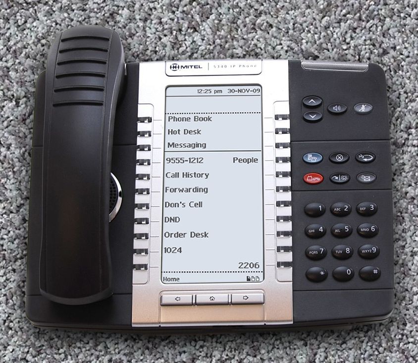 Mitel 5340 IP Phone No Power Supply (POE)