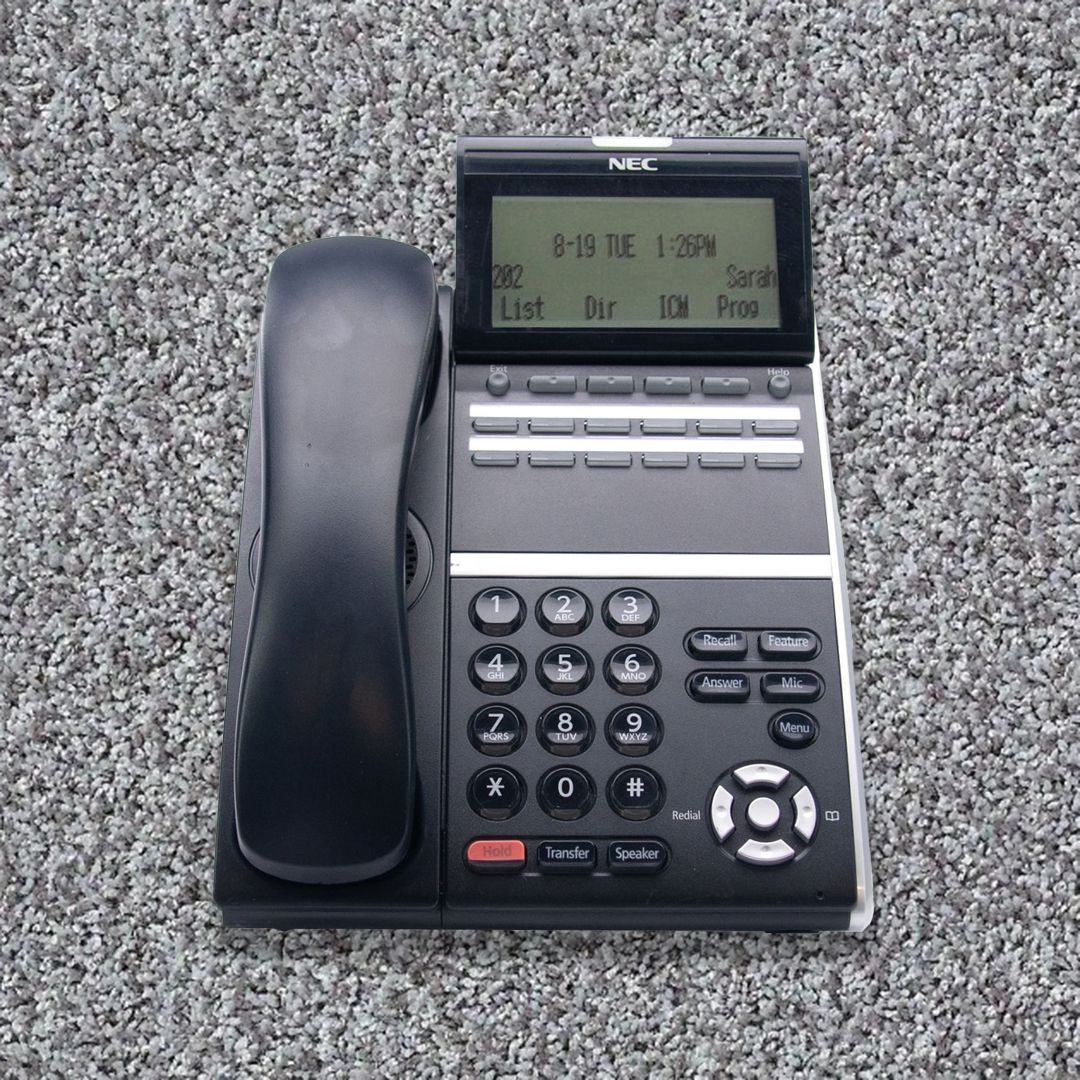 NEC ITZ-12DG-3 IP Phone No Power Supply (POE)